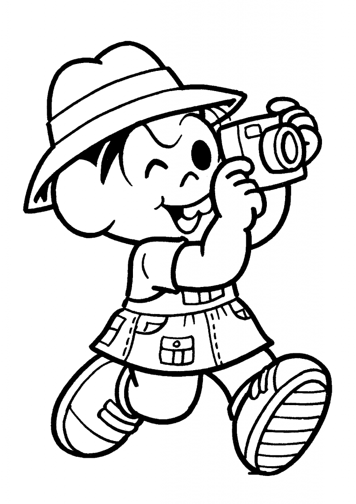 Desenhos da Monica para colorir