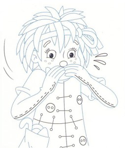 Emilia para colorir