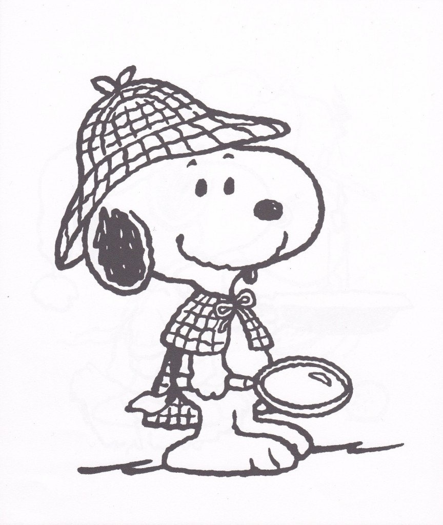 Desenhos do Snoopy para colorir e pintar