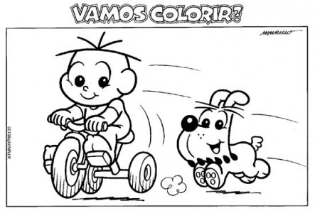 Bidu para colorir
