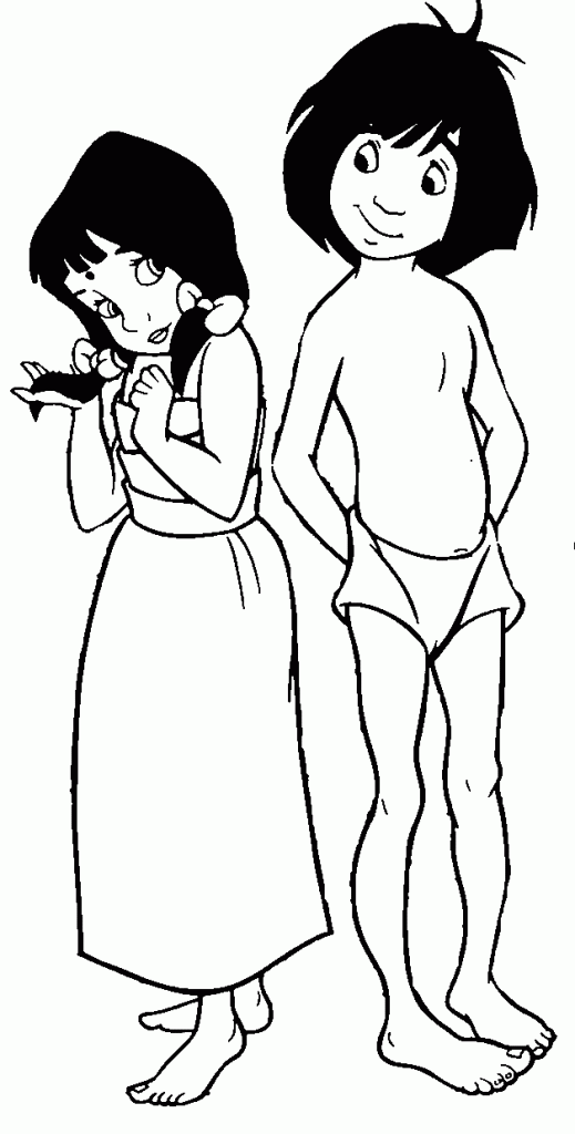 Desenhos para colorir de Mogli