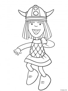 Desenhos para colorir As aventuras de Vickie