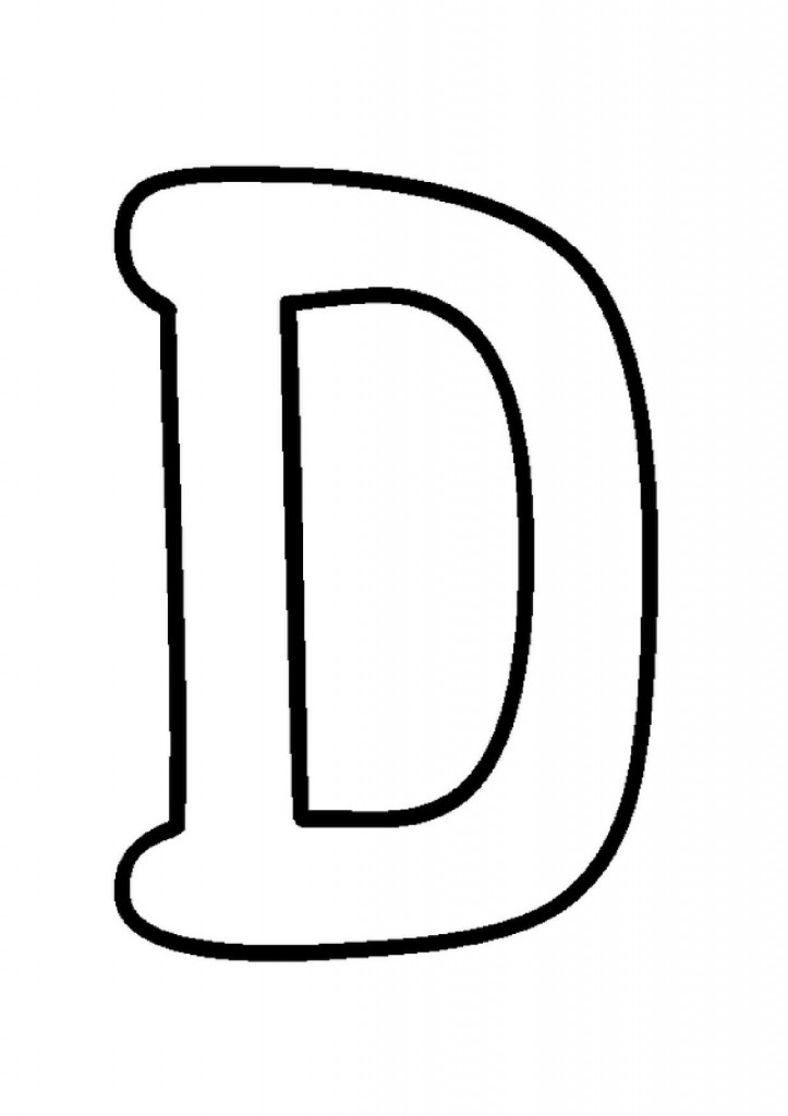 Letras maiusculas para colorir