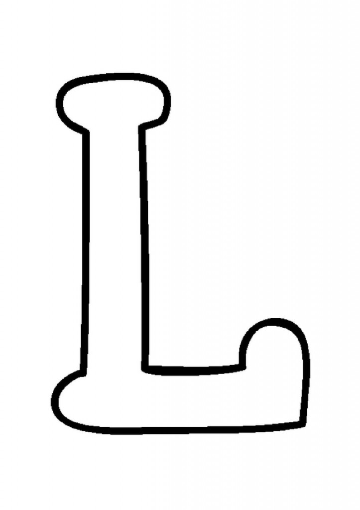 Letras maiusculas para colorir
