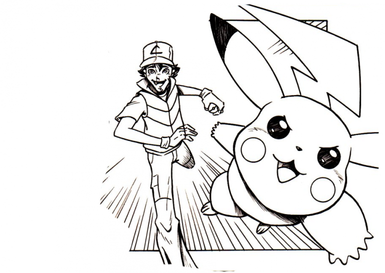 Pokemon GO para colorir, pintar e imprimir