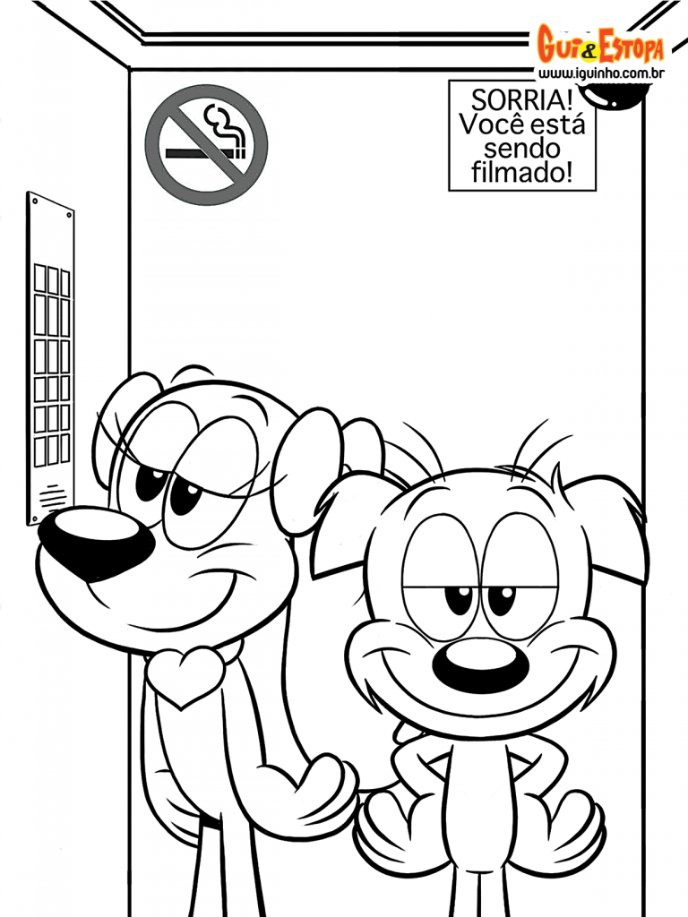 Imagens de Gui e Estopa para pintar